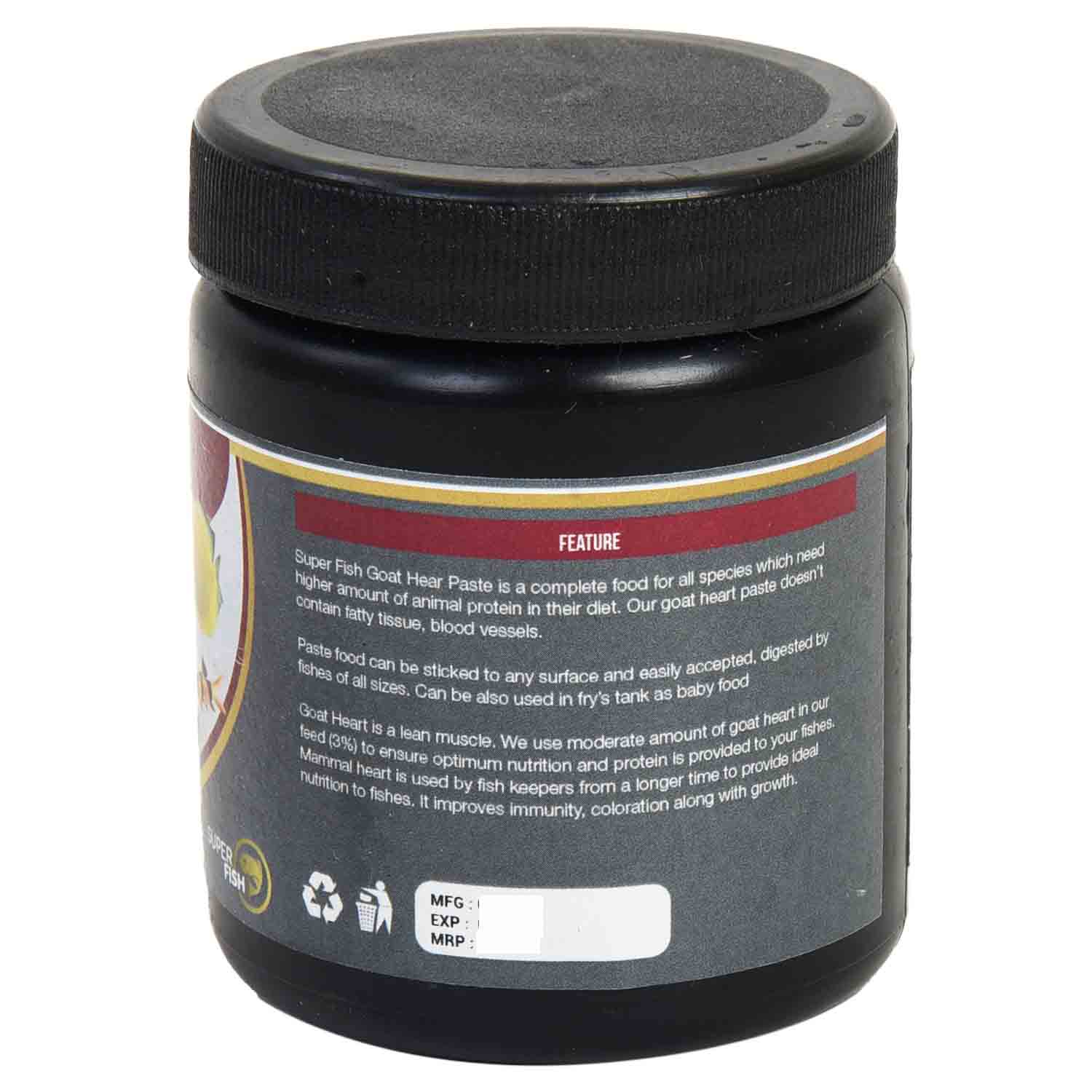 Super Fish Goat Heart Paste | High-Protein Fish Food for Carnivores